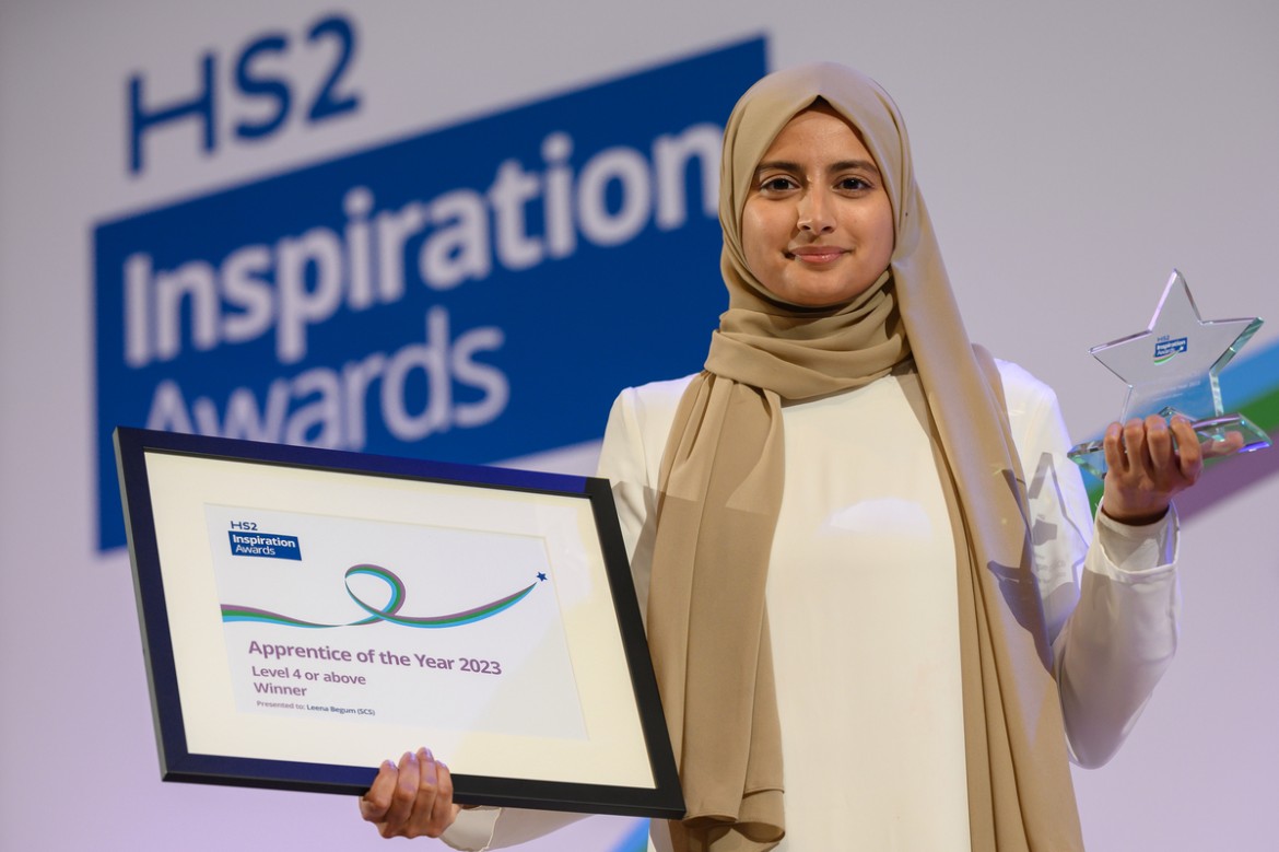 HS2 apprentice’s commitment to support Muslim women in the workplace - SCS